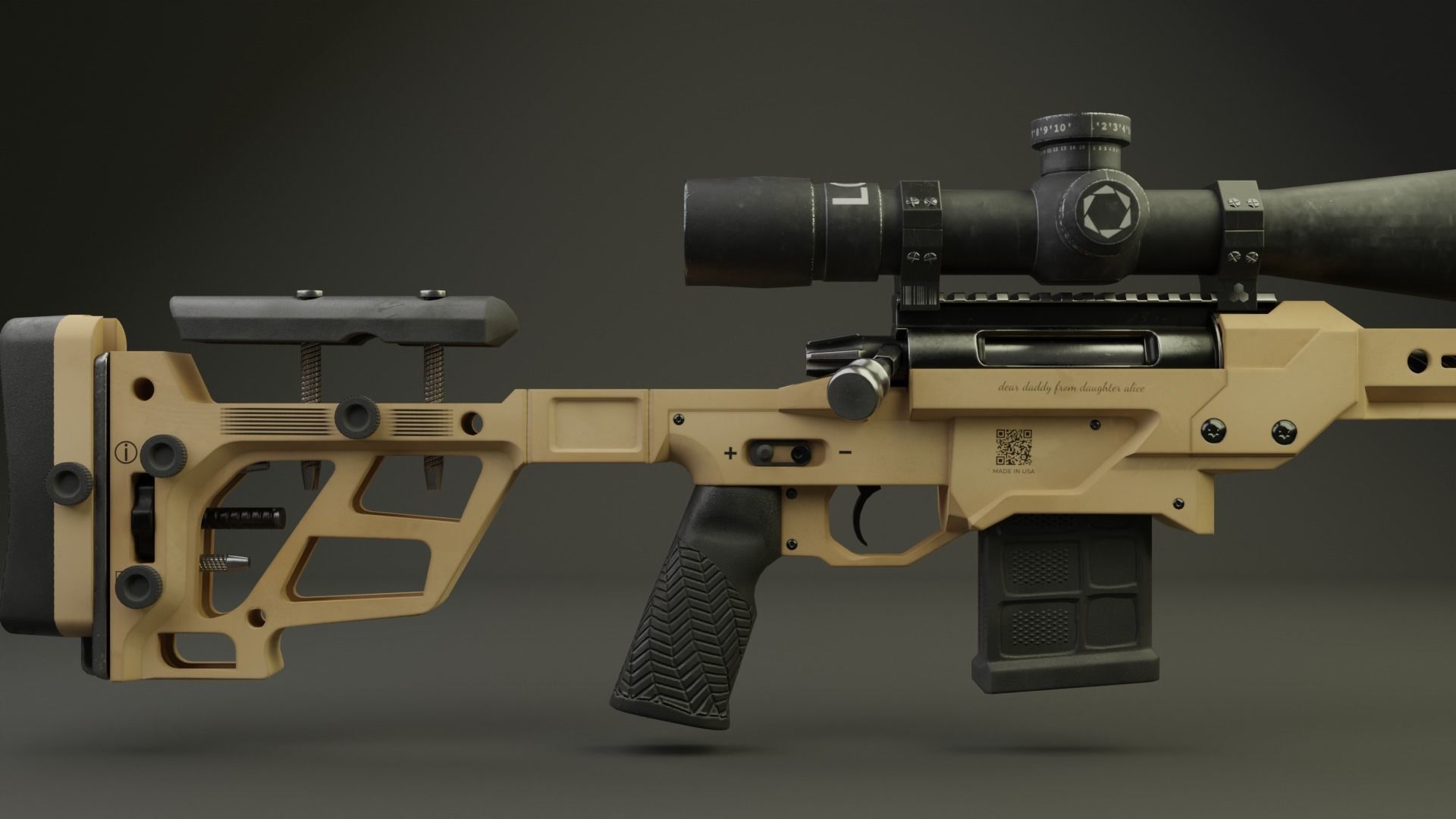 3D model Rifle DELTA 5 PRO VR / AR / low-poly | CGTrader