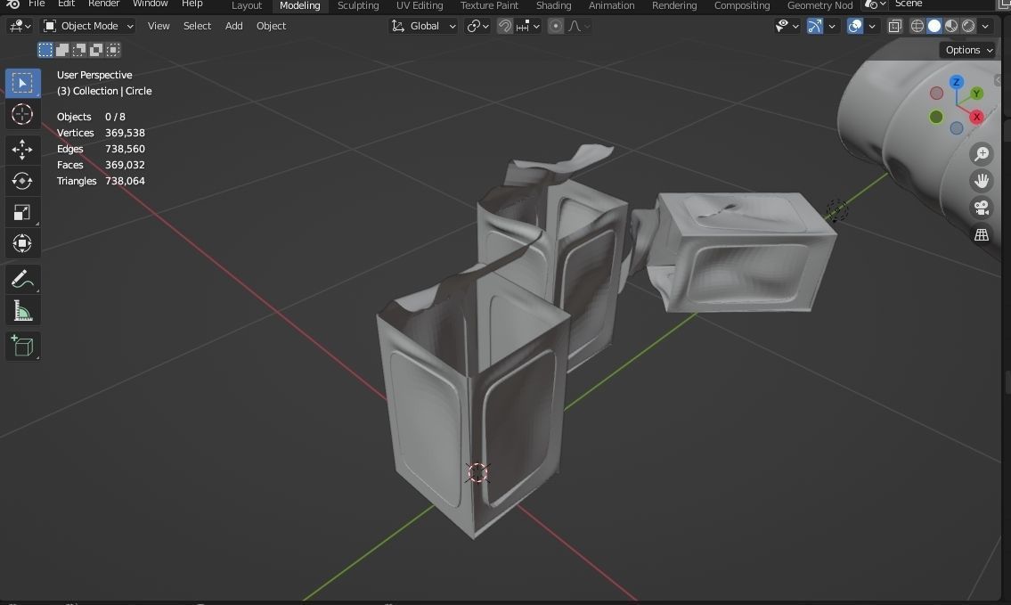 DAMAGED OBJECTS 01 3D model | CGTrader