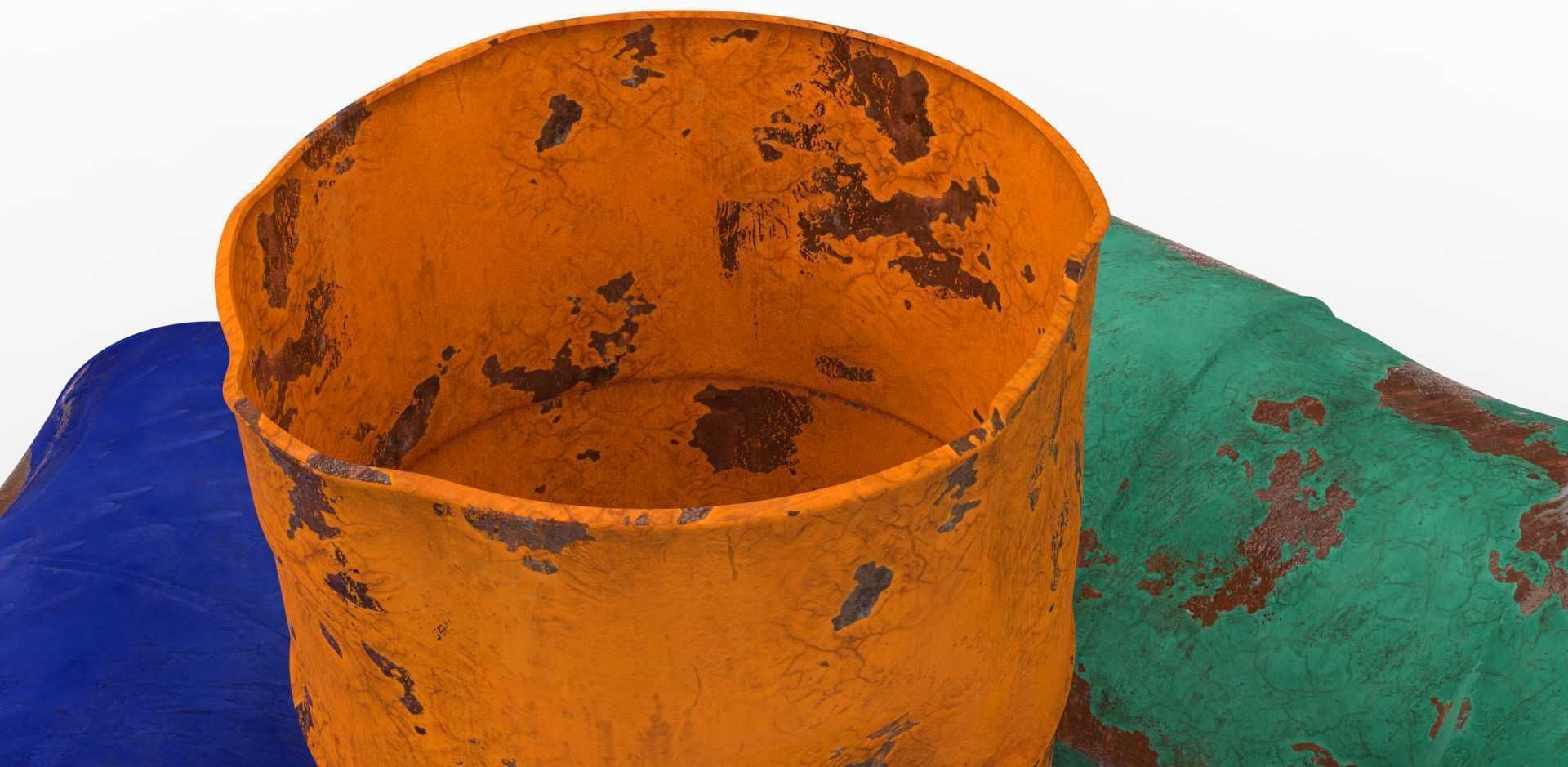 DAMAGED OBJECTS 01 3D model | CGTrader