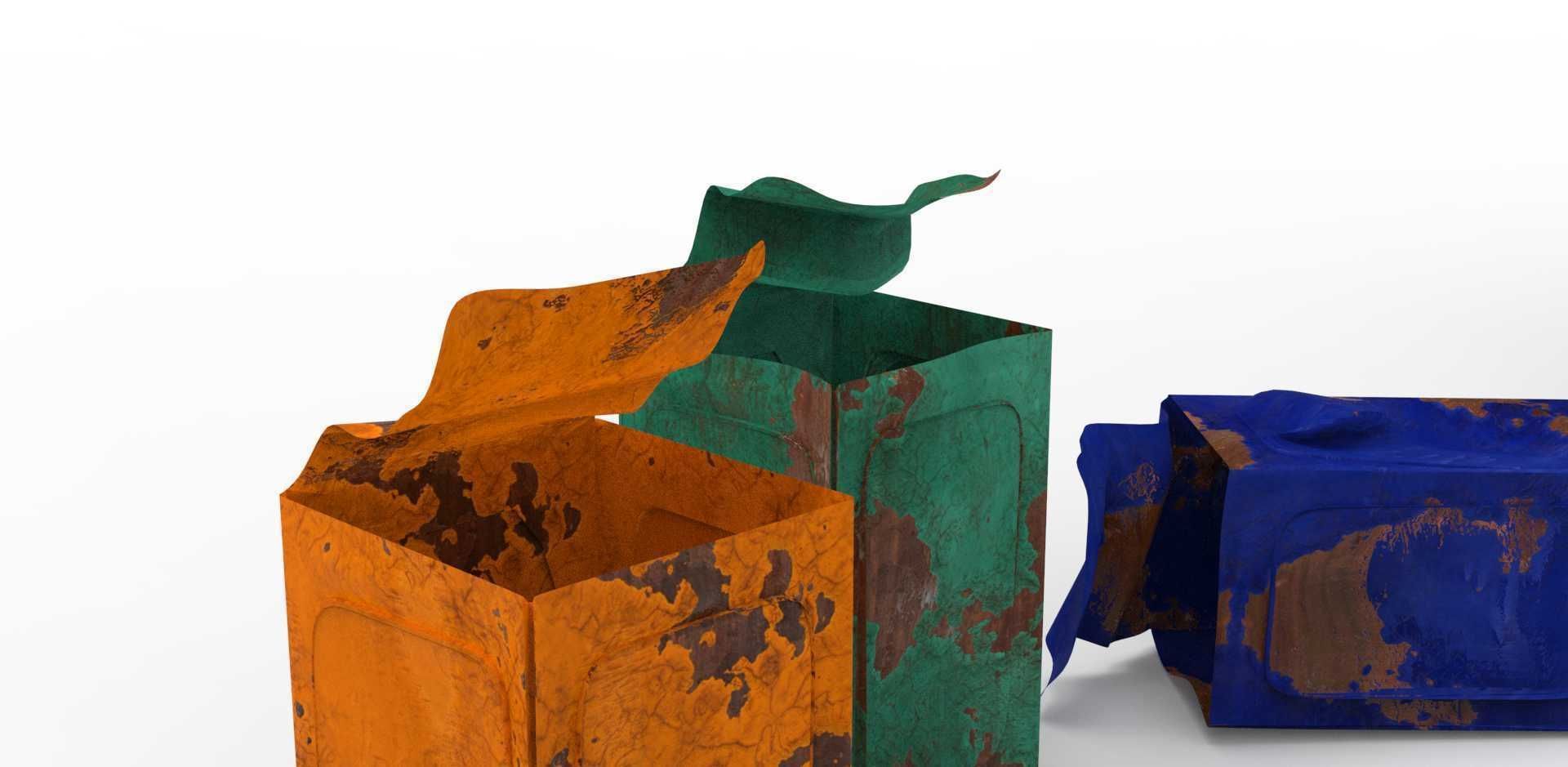 DAMAGED OBJECTS 01 3D model | CGTrader