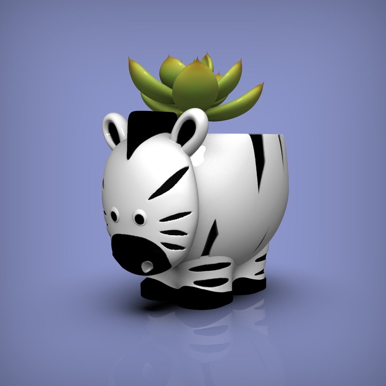 Cute little animals planters 3D model 3D printable | CGTrader