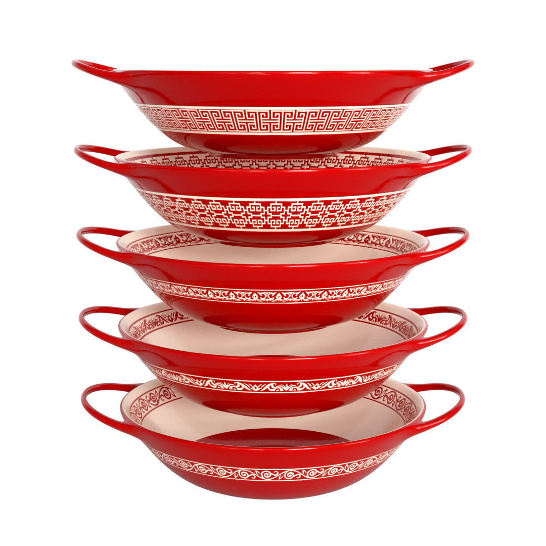 3D model Ceramic Chinese Wok Dish VR / AR / low-poly | CGTrader