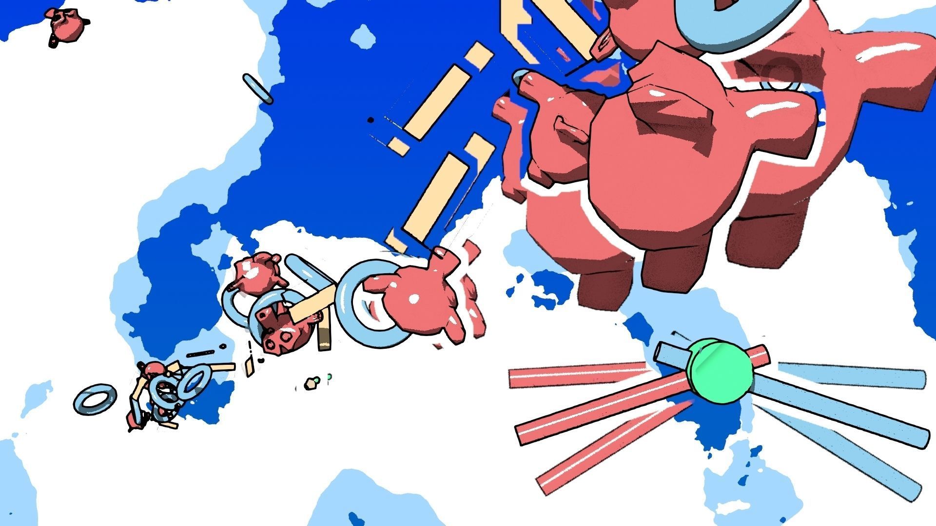 For Anime in Blender - Motion Smear - Multiples free 3D model animated ...