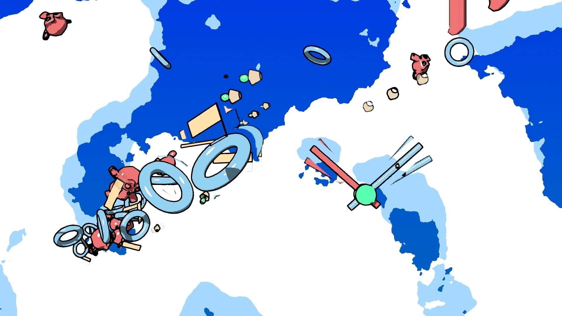 For Anime in Blender - Motion Smear - Multiples free 3D model animated ...