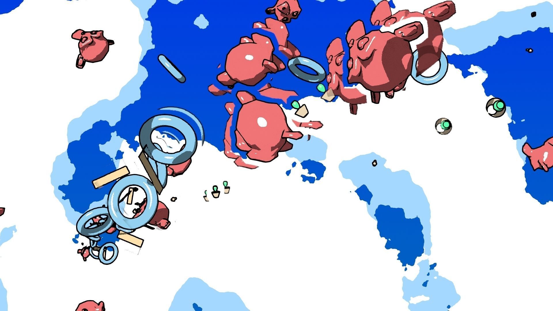 For Anime in Blender - Motion Smear - Multiples free 3D model animated ...