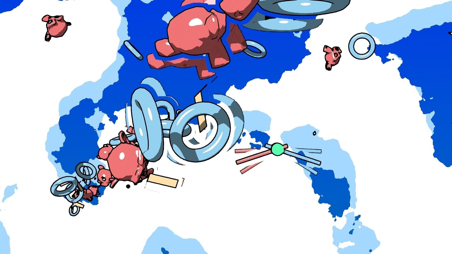 For Anime in Blender - Motion Smear - Multiples free 3D model animated ...