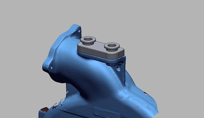 Intake manifold Rubber mount 1 9 TDI 3D model 3D printable | CGTrader