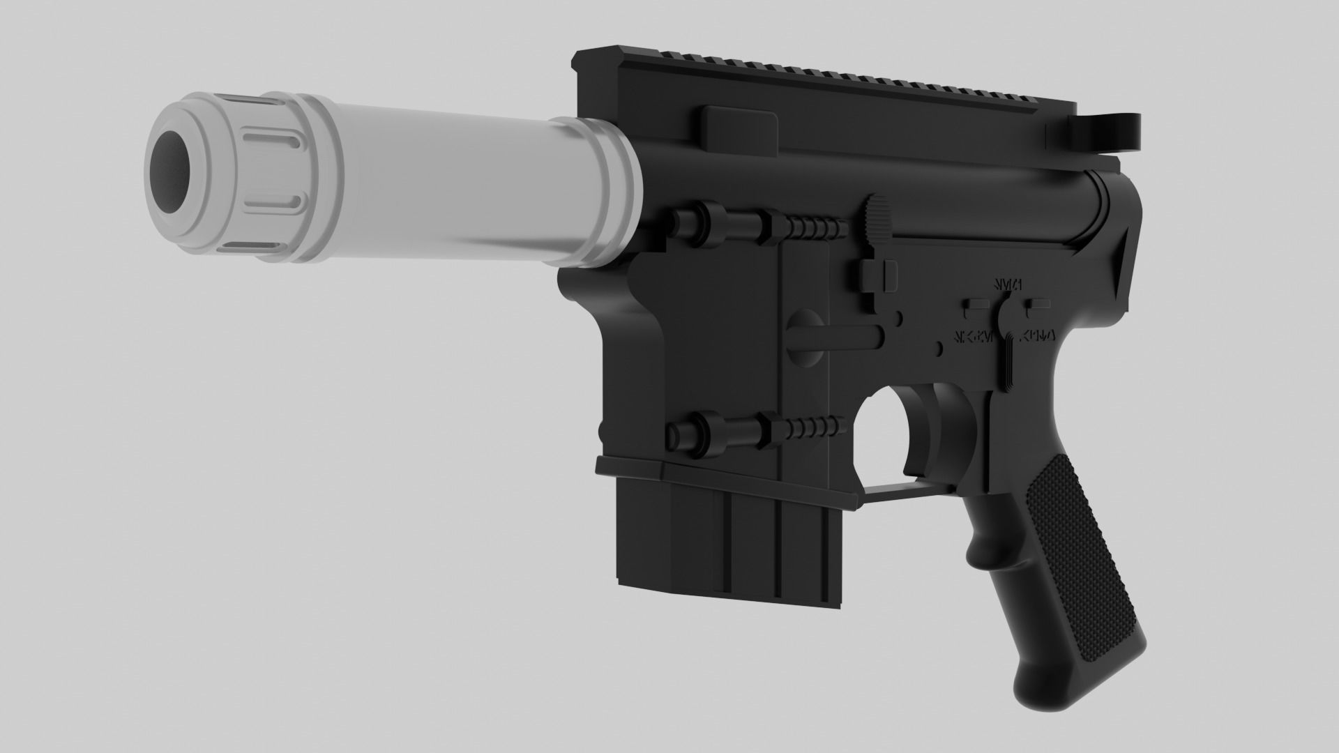A280 CFE Heavy Blaster Pistol 3D model | CGTrader