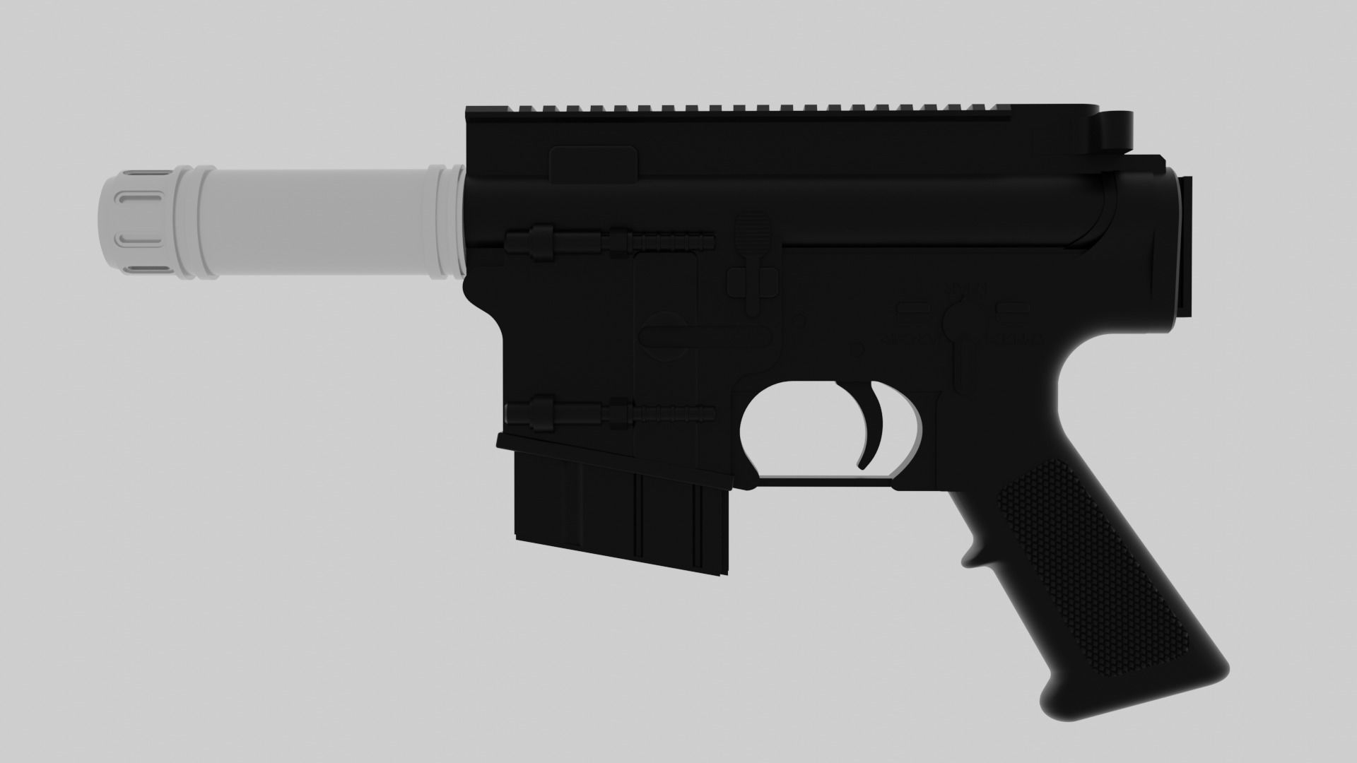 A280 CFE Heavy Blaster Pistol 3D model | CGTrader
