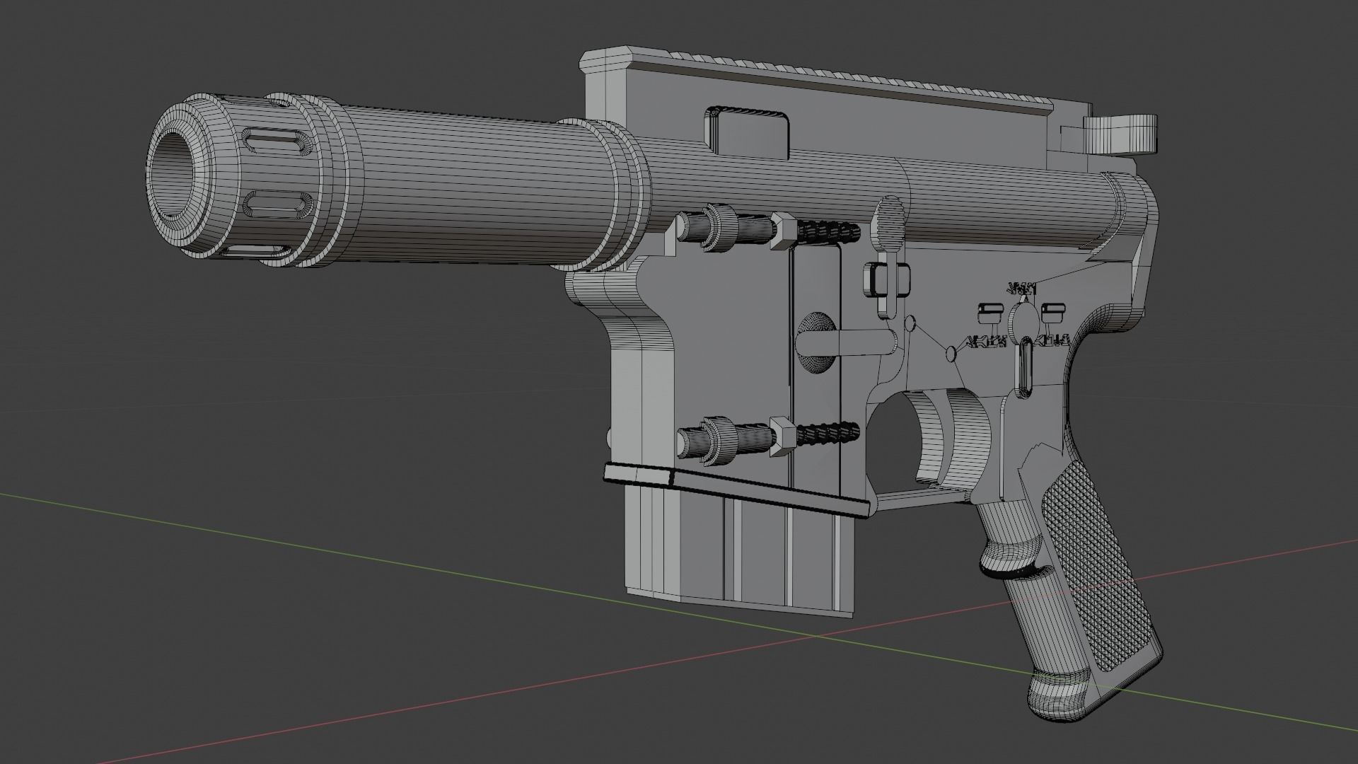 A280 CFE Heavy Blaster Pistol 3D model | CGTrader