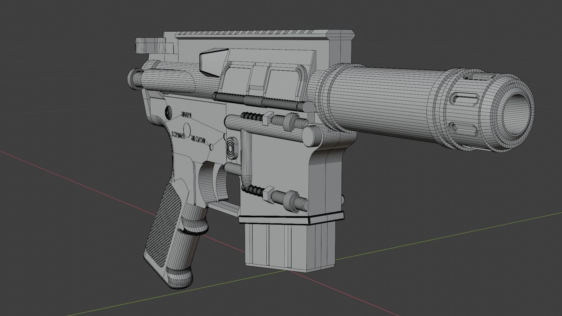 A280 CFE Heavy Blaster Pistol 3D model | CGTrader