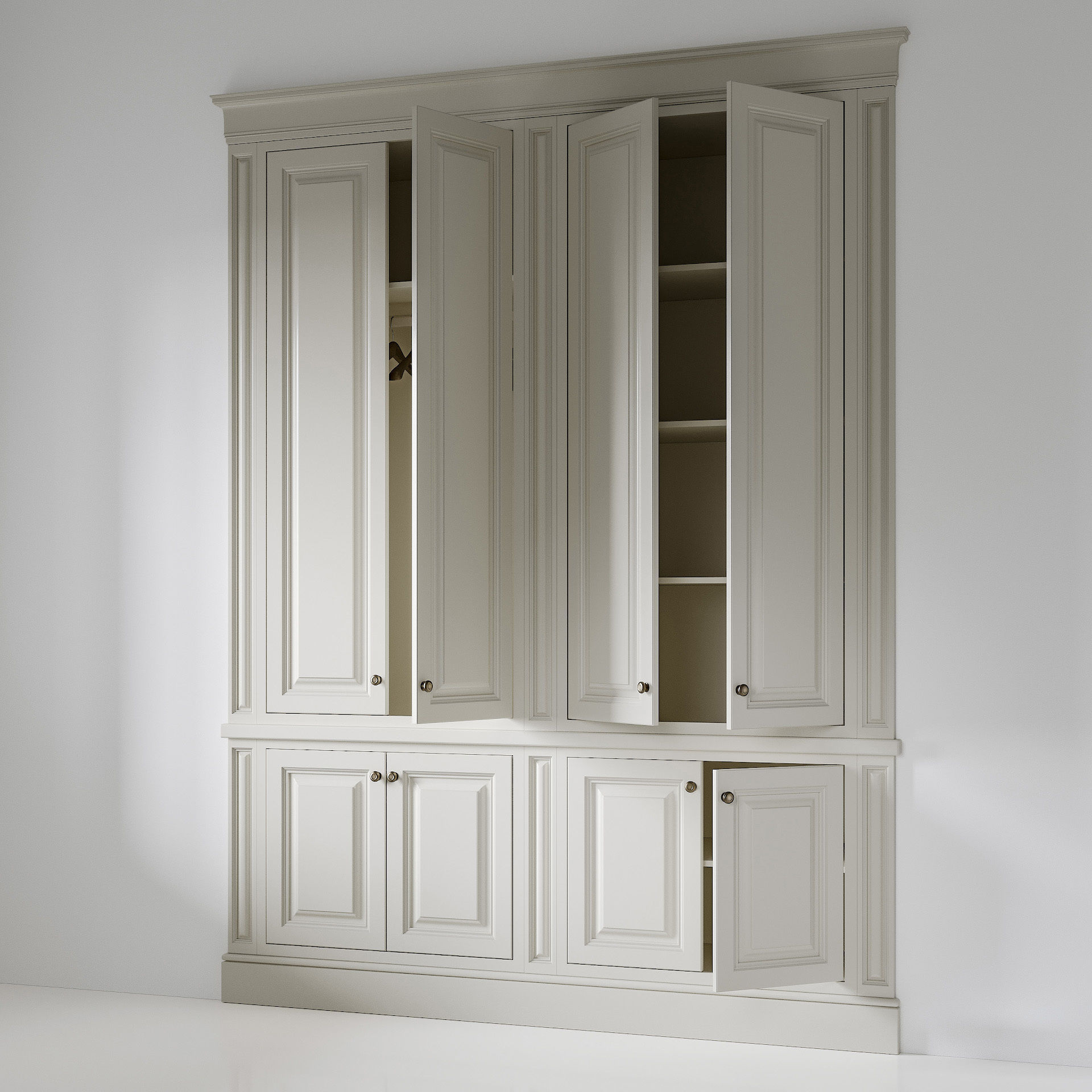 Wardrobe 007 3D model | CGTrader