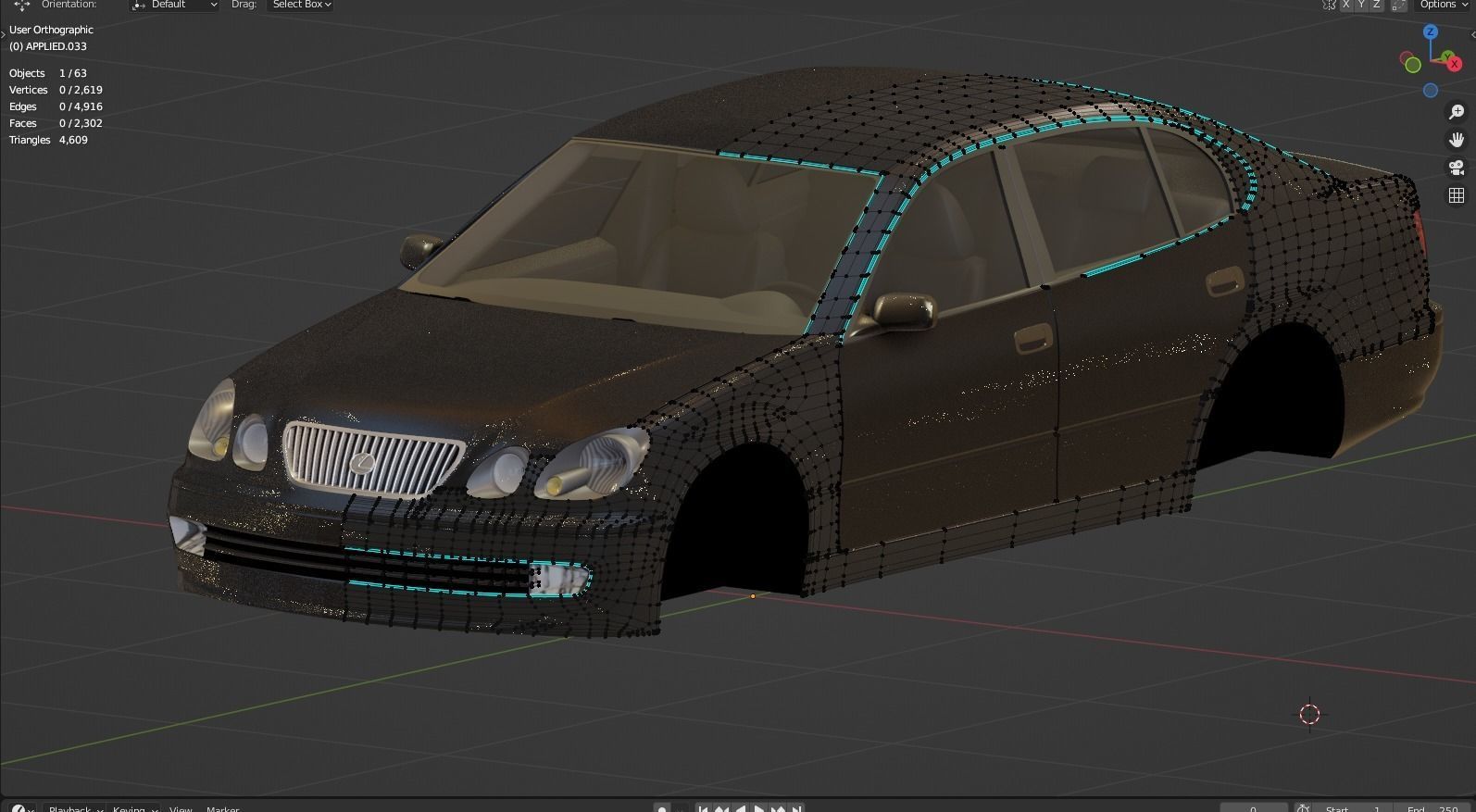 3D model Lexus GS300 JZS161 VR / AR / low-poly | CGTrader