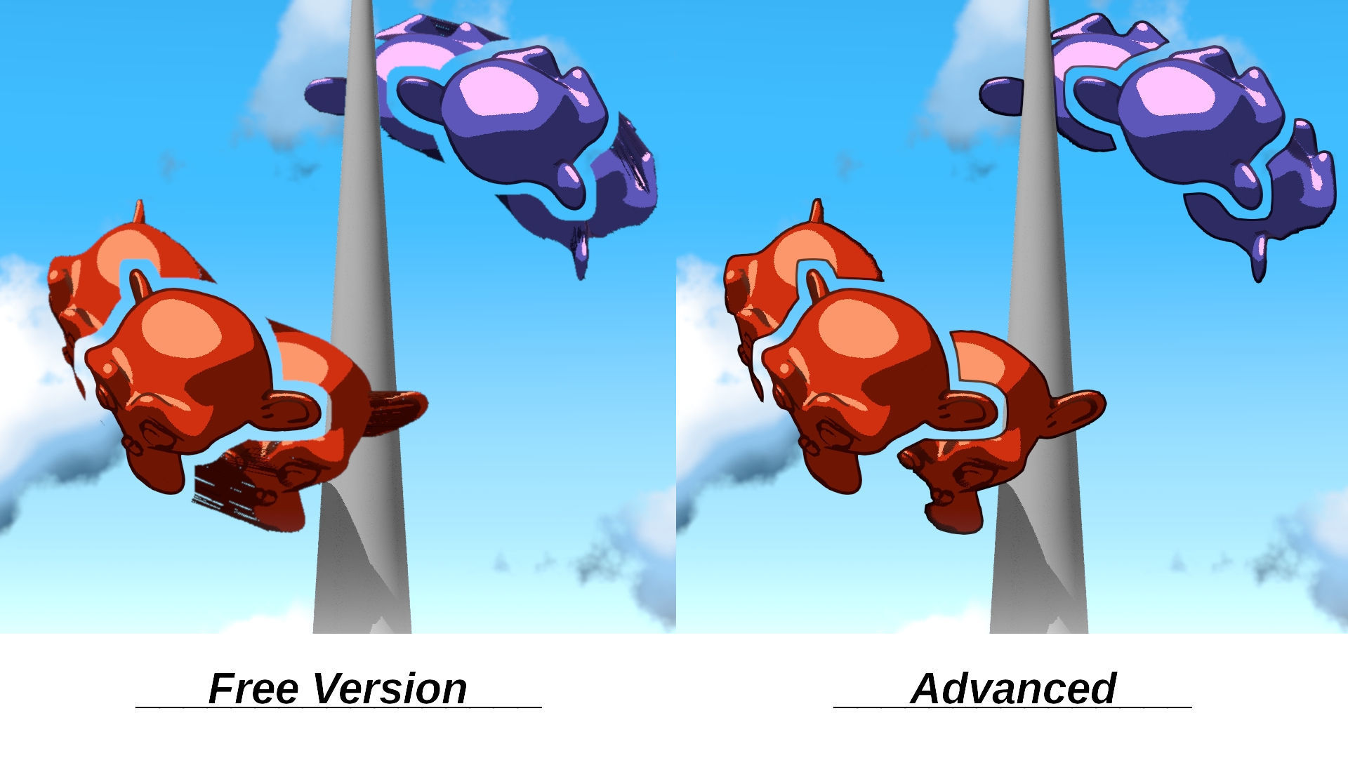 For Anime in Blender - Motion Smear - Multiples ADVANCED 3D model ...