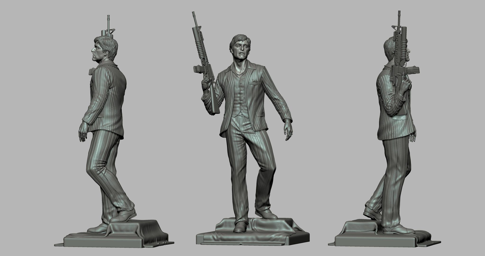 Scarface Tony Montana 3D model 3D printable | CGTrader