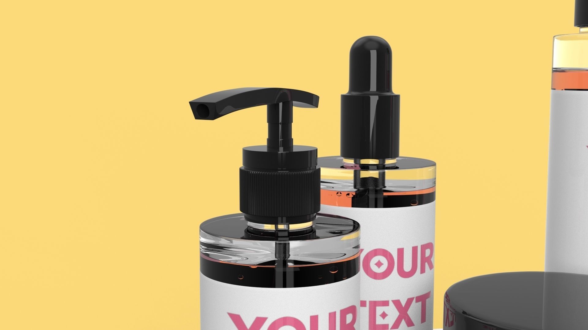 Skin Care Products 3D model | CGTrader