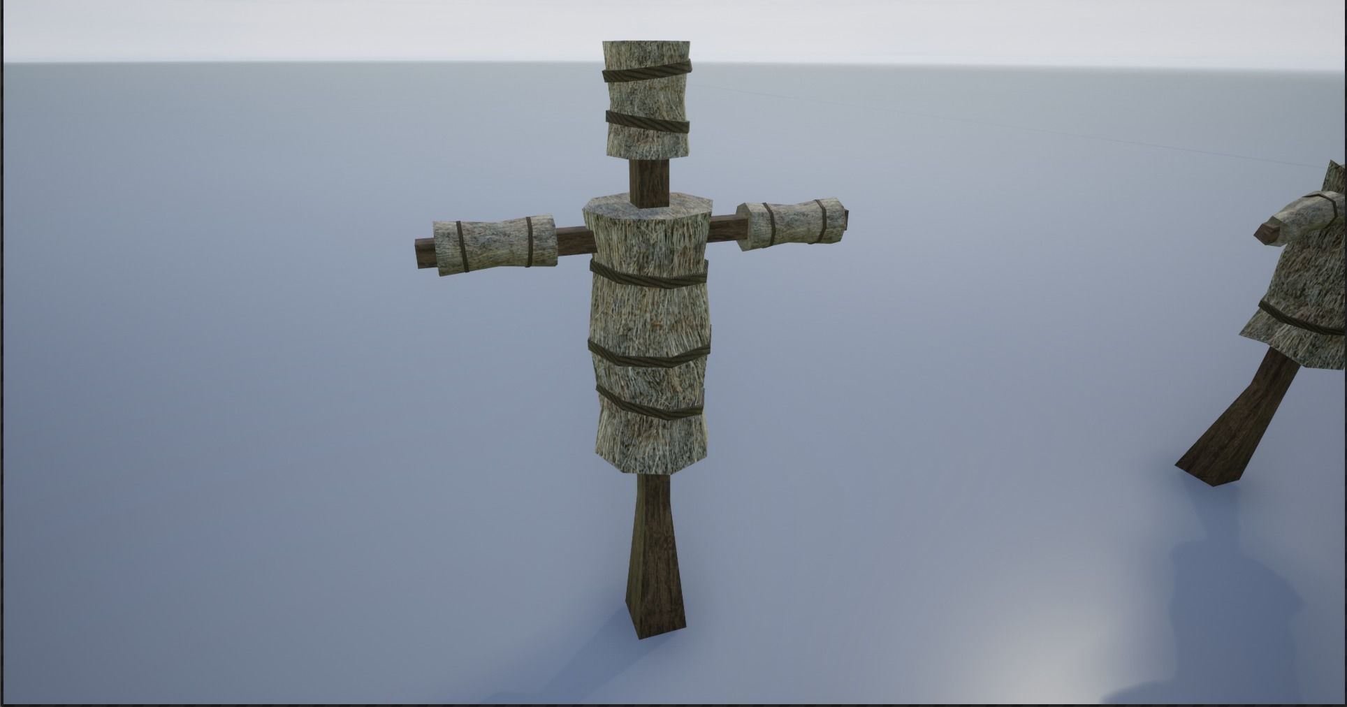 3D model Lowpoly sack and Reed Practice Dummies VR / AR / low-poly ...