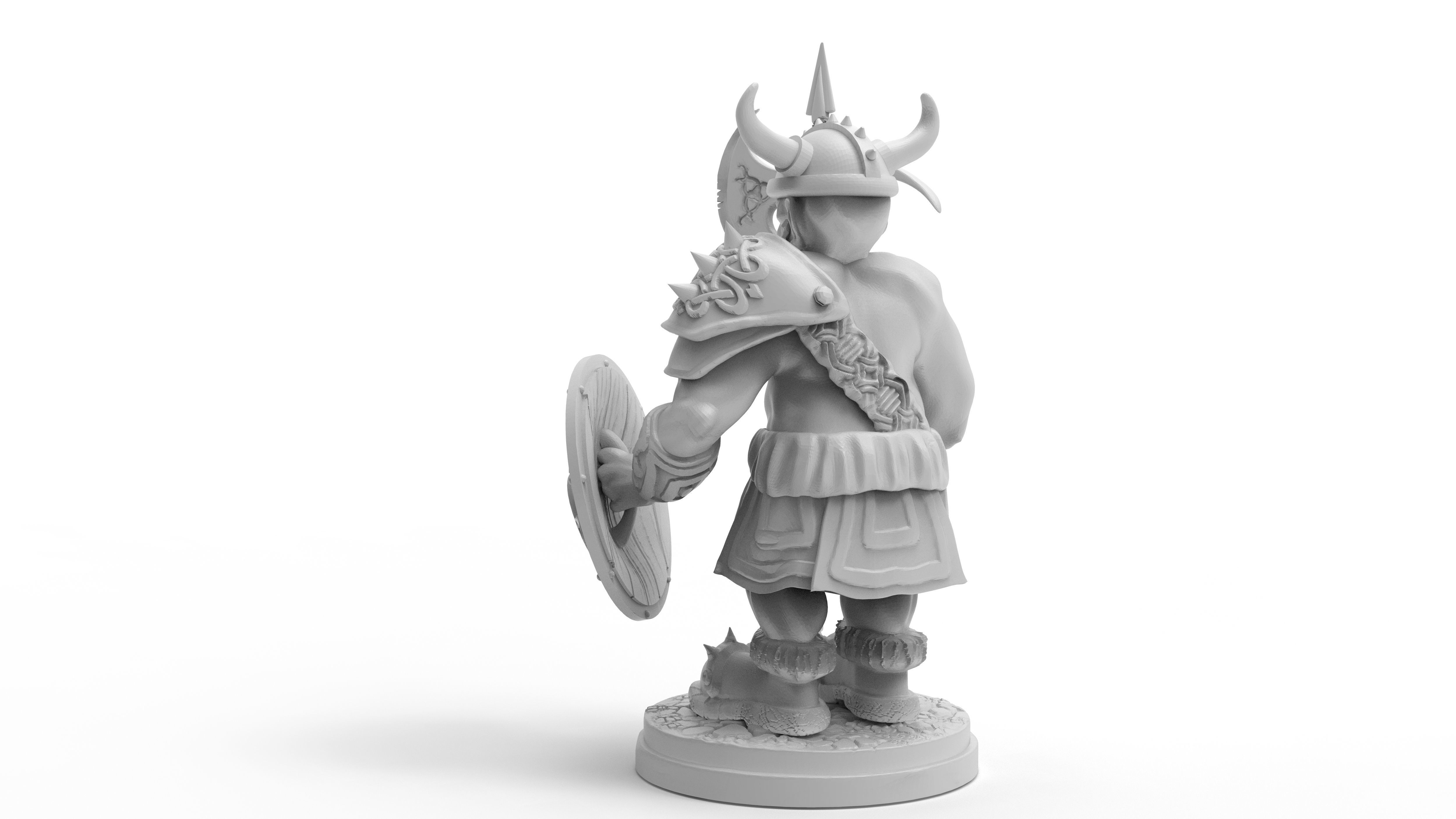 Viking Warrior 3D model 3D printable | CGTrader