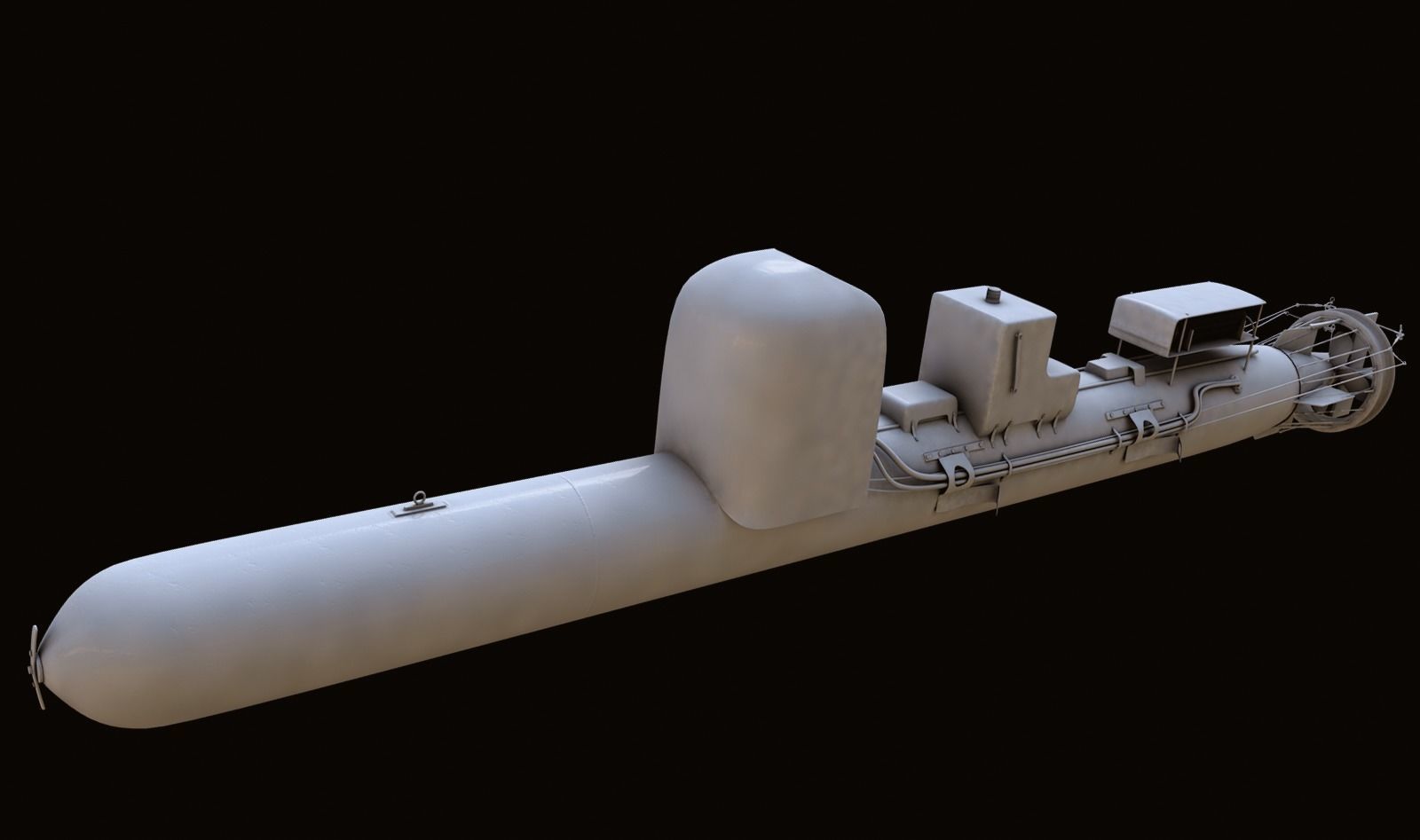 Maiale- Italian Human Torpedo 3D model | CGTrader