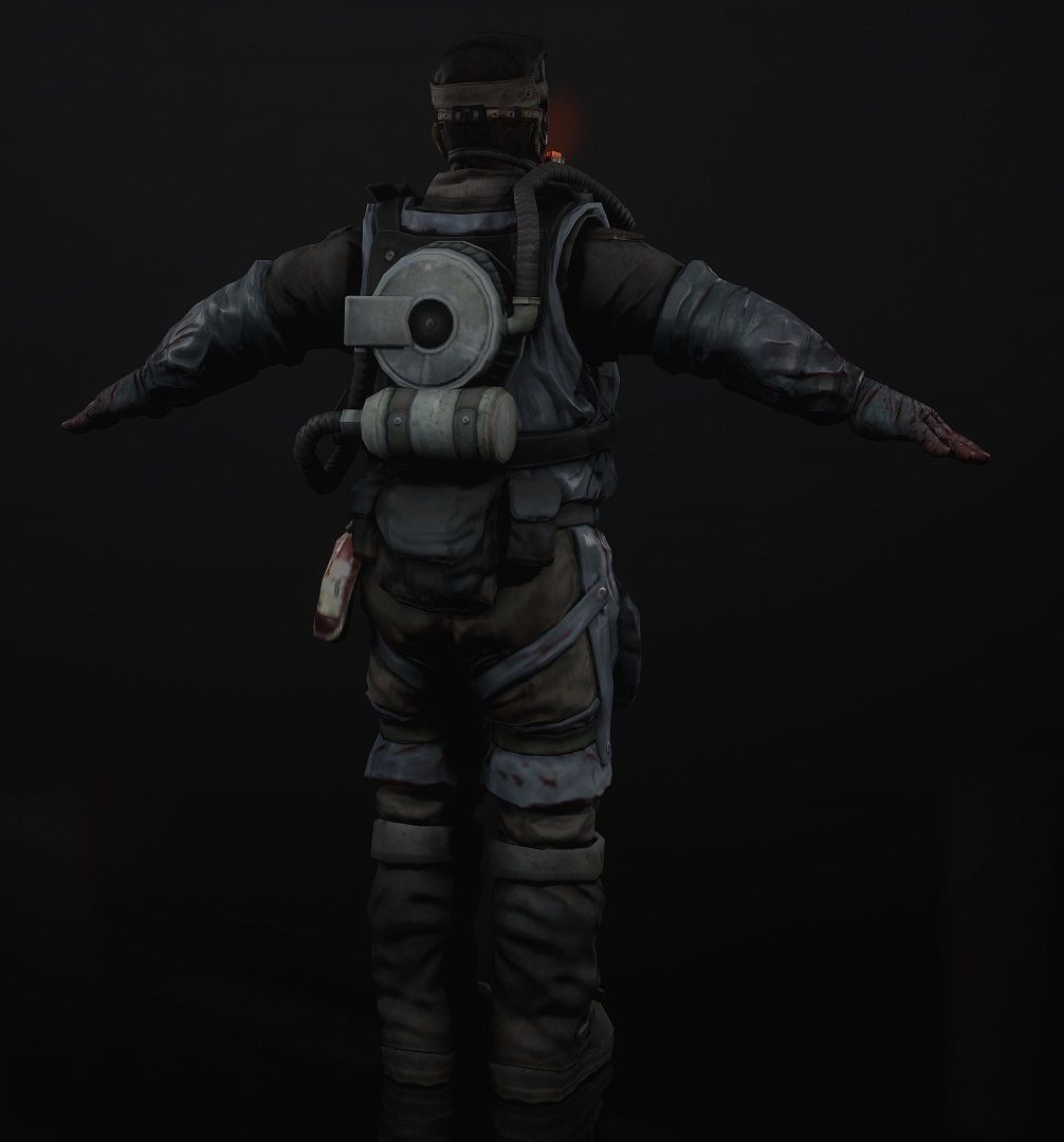 Zombie soldier 2 3D model | CGTrader