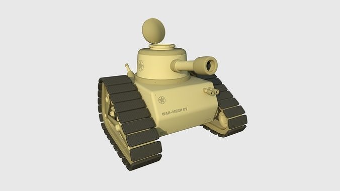 Cartoon Ww1 Tank