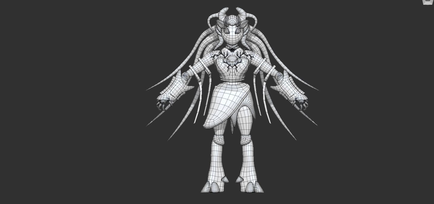 3D model Character Fantasy Eclipsis Game-Rady 3D Low-Poly VR / AR / low ...