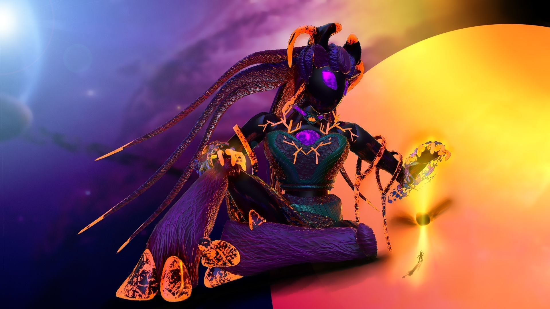 3D model Character Fantasy Eclipsis Game-Rady 3D Low-Poly VR / AR / low ...