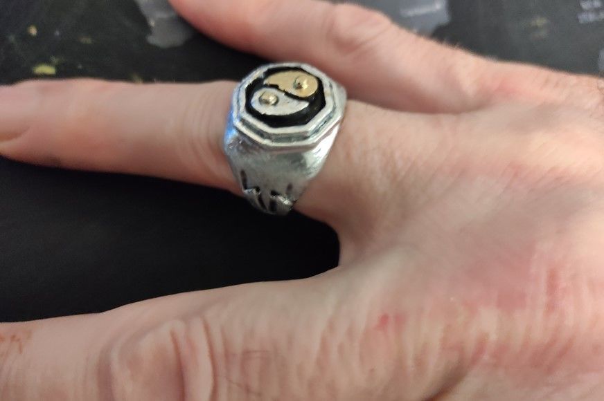 10 RINGS SYMBOL PRINTABLE ON CREATIVE UNDER 3D model 3D printable ...