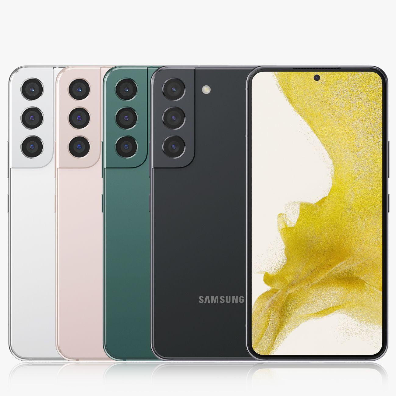 Samsung Galaxy S22 primary colors 3D model | CGTrader