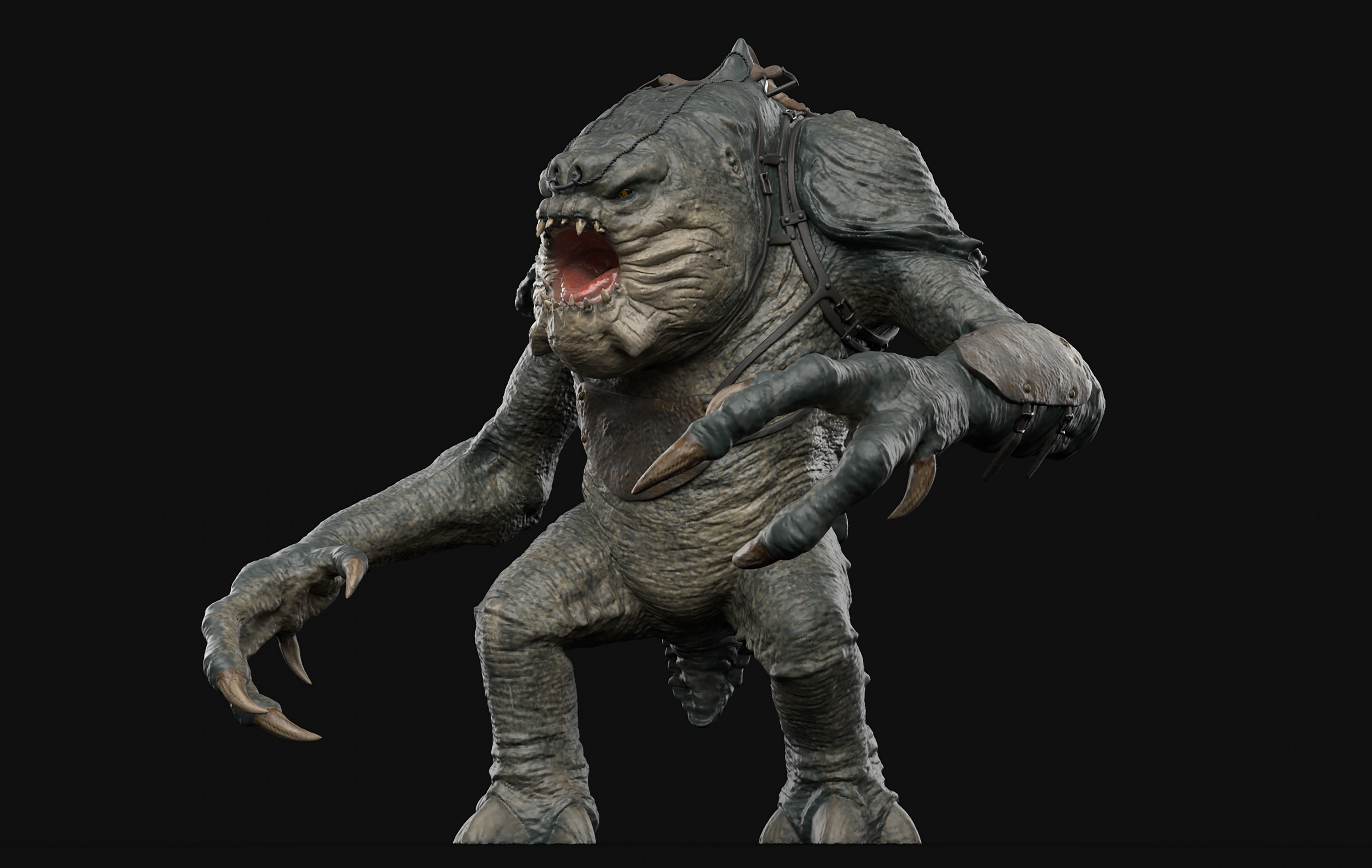 Rancor calf from The Book of Boba Fett 3D model 3D printable | CGTrader