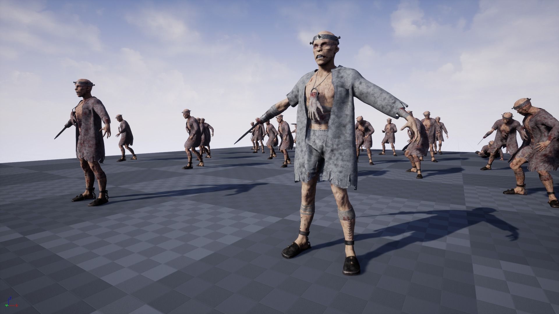 3D model Psycho VR / AR / low-poly | CGTrader