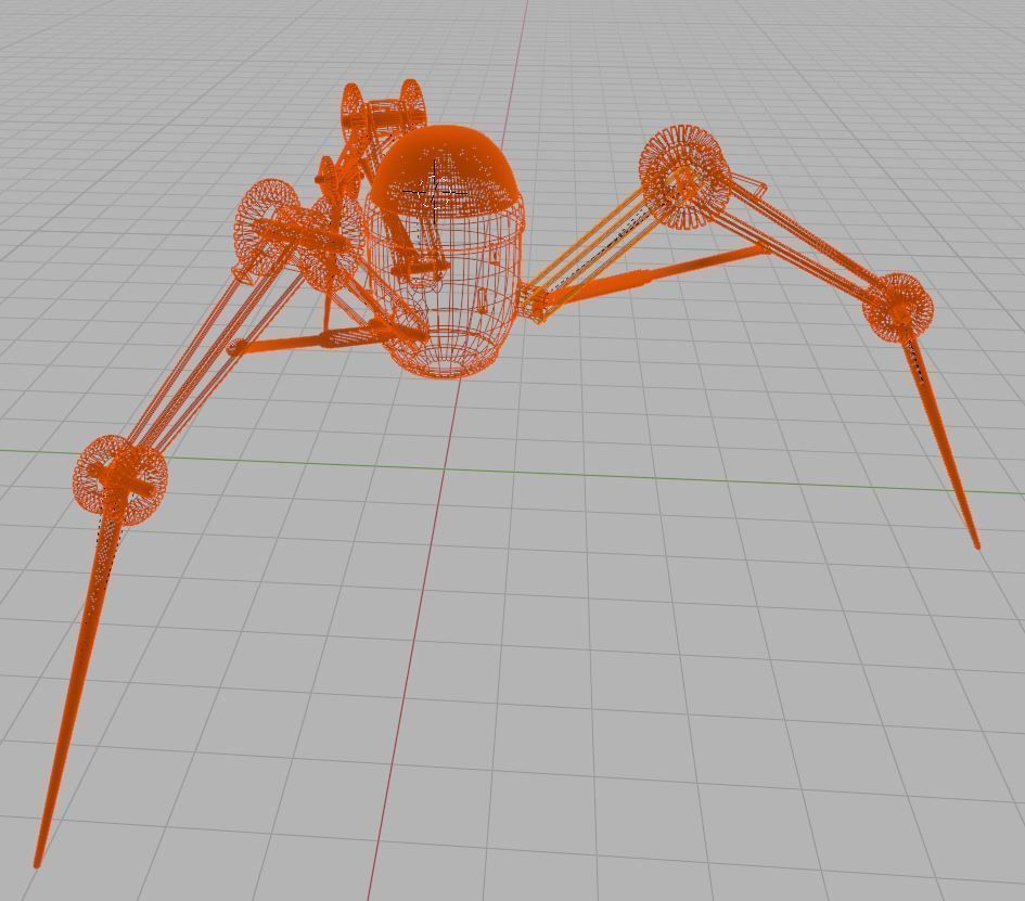 Mechanical Spyder 3D model | CGTrader