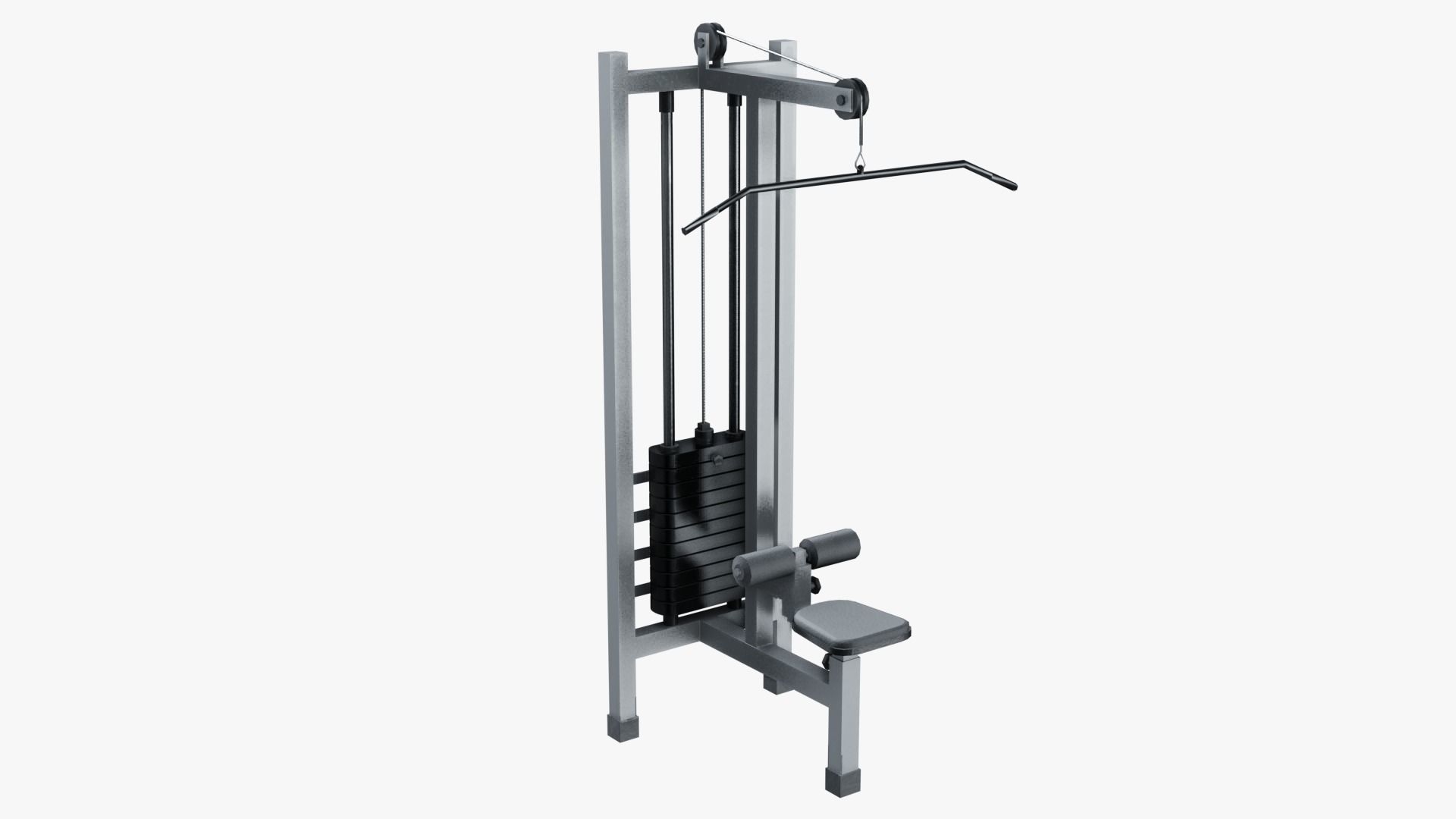 3D model Lat Pulldown Machine VR / AR / low-poly | CGTrader