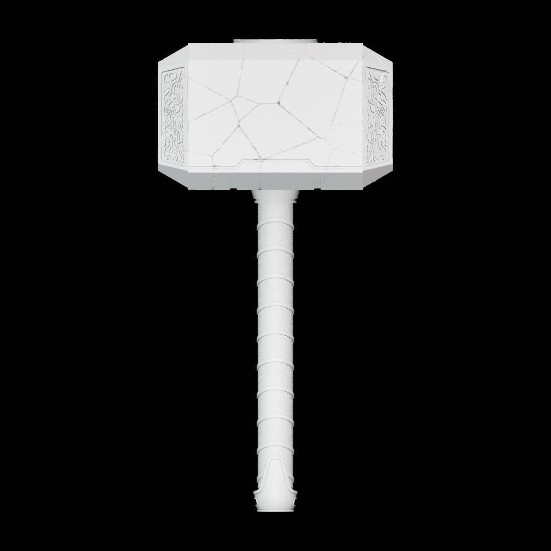 Reforged Mjolnir from Thor Love and Thunder 3D model 3D printable ...