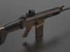 3D model FN Scar Gun VR / AR / low-poly | CGTrader