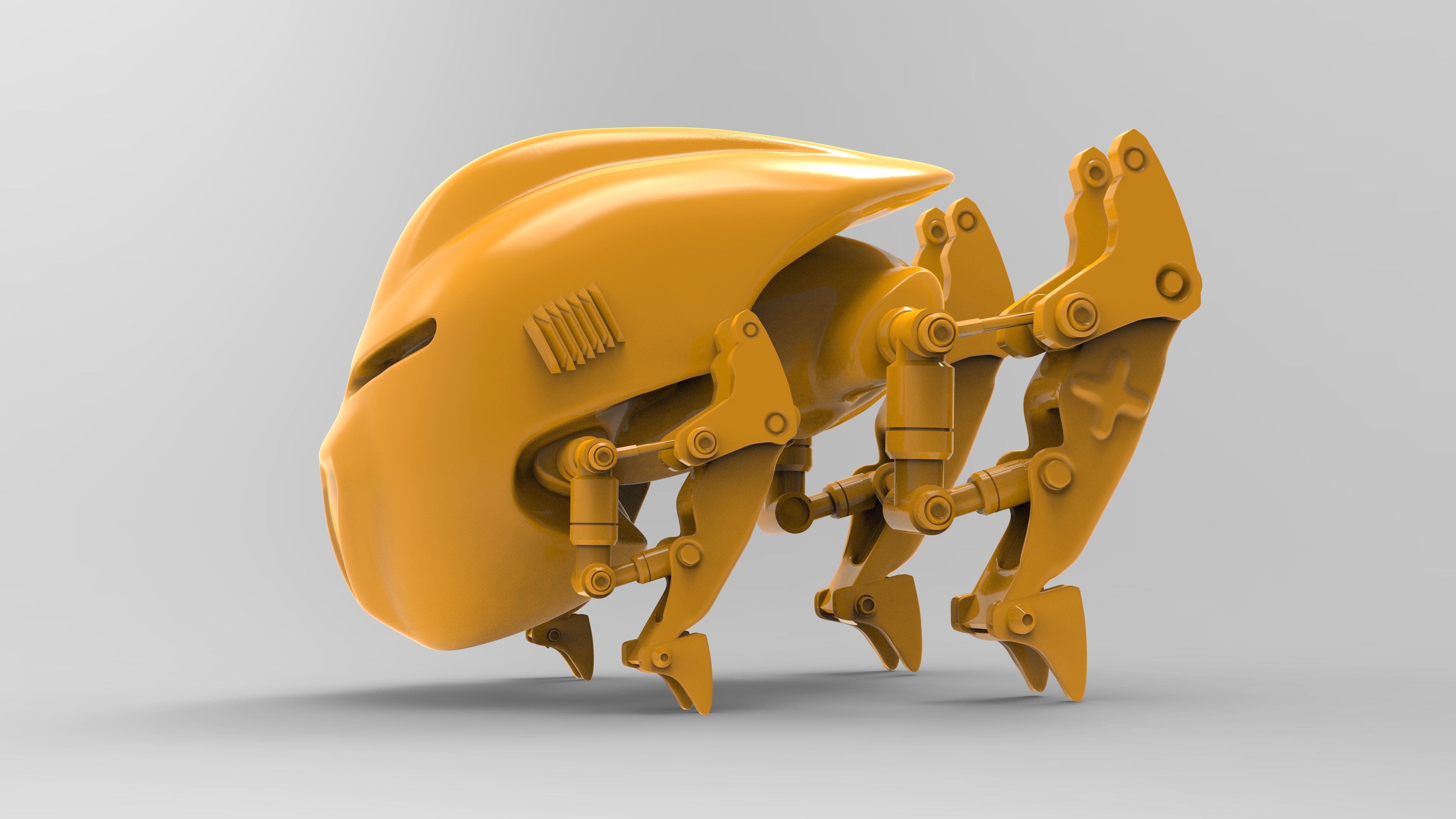 Locust Robothelmets Series Sci Fi 3D model 3D printable | CGTrader