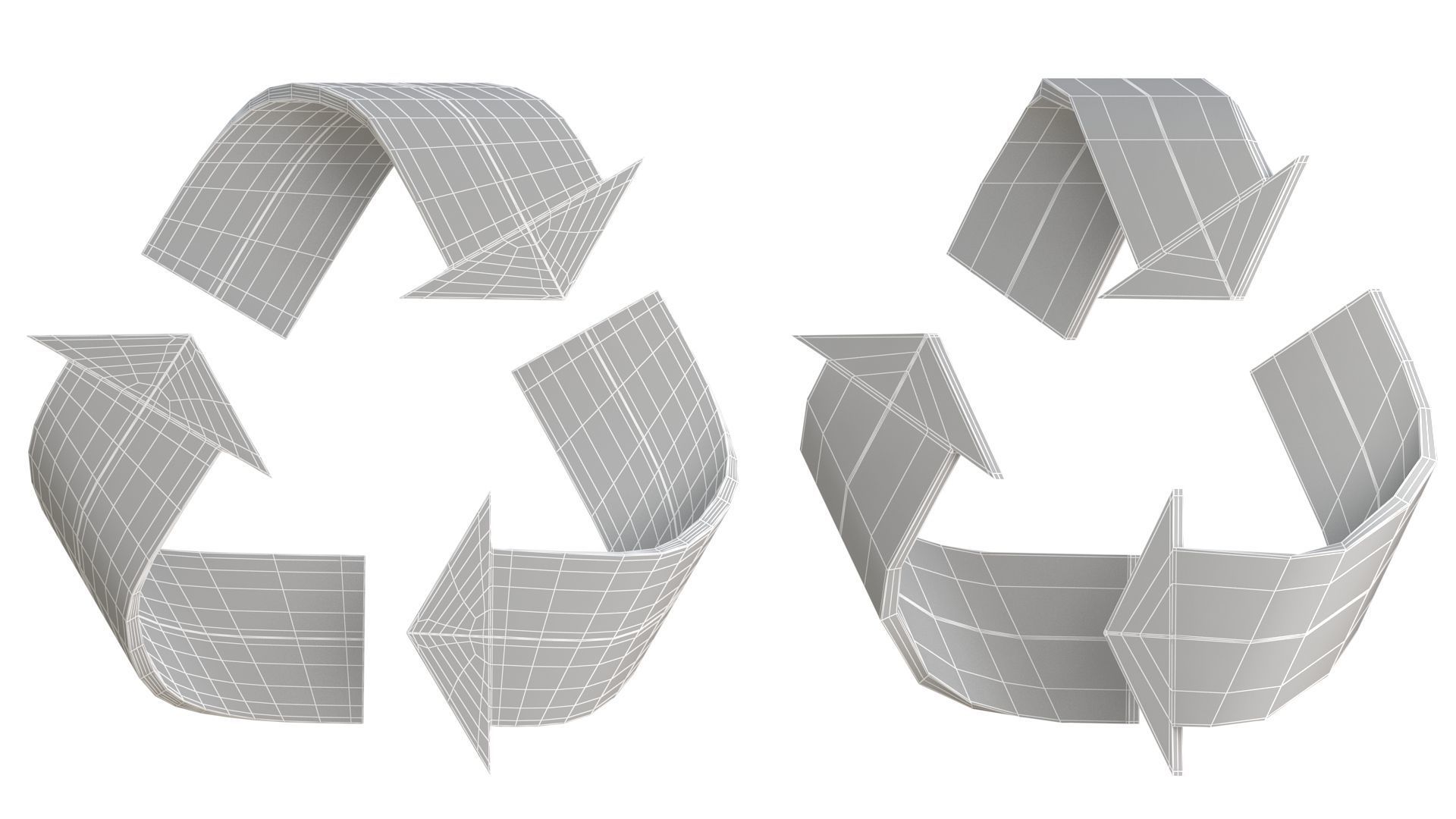 Recycle Logo 3D model | CGTrader