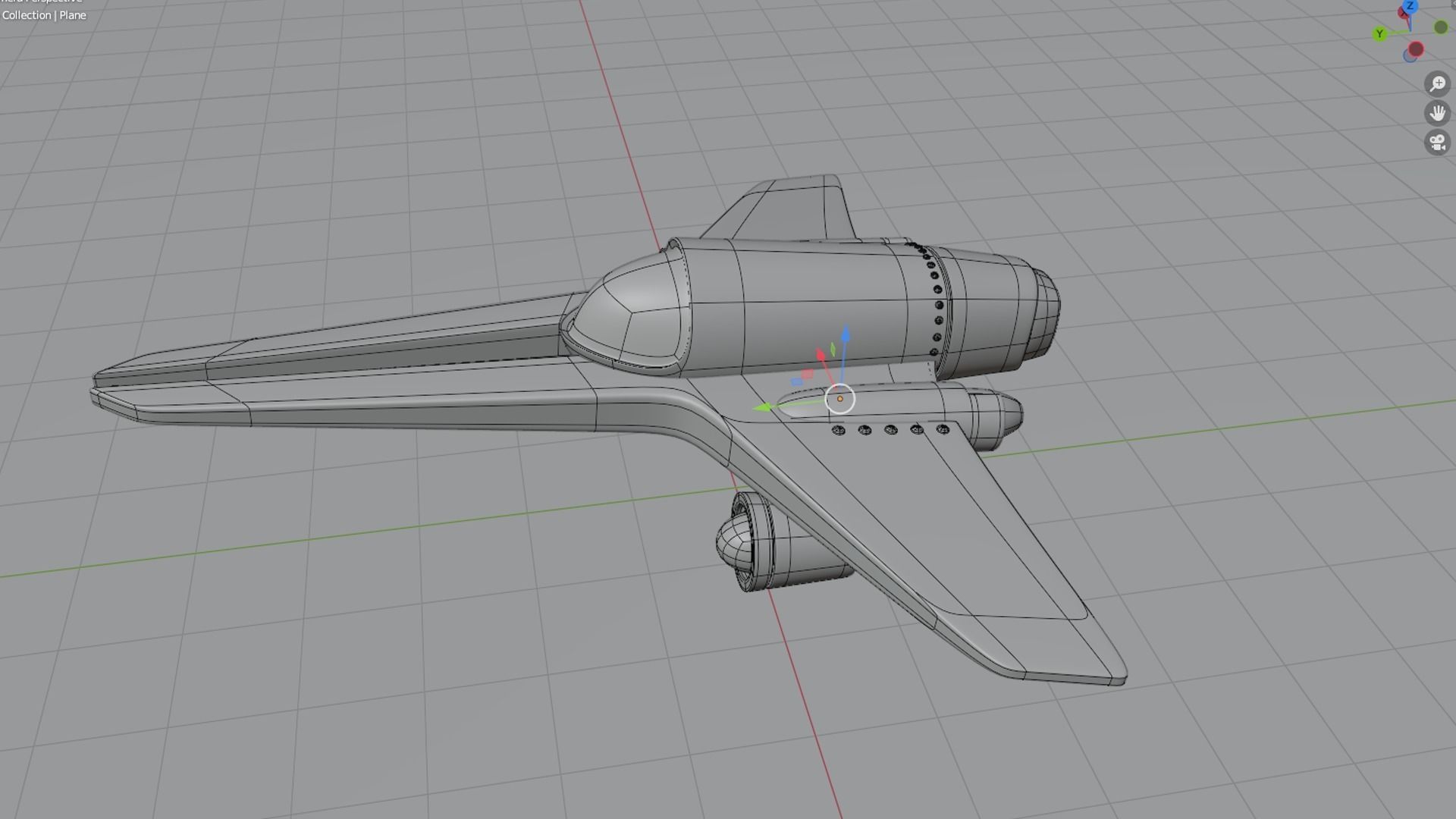 Aircraft Space 3D model | CGTrader
