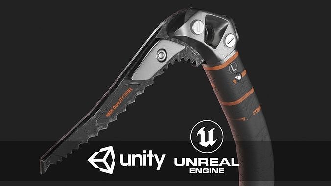 3D model Ice Climbing Axe VR / AR / low-poly | CGTrader
