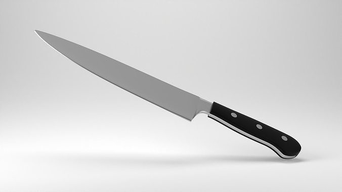 3D model Kitchen Knife - Cooking chef Knife VR / AR / low-poly | CGTrader