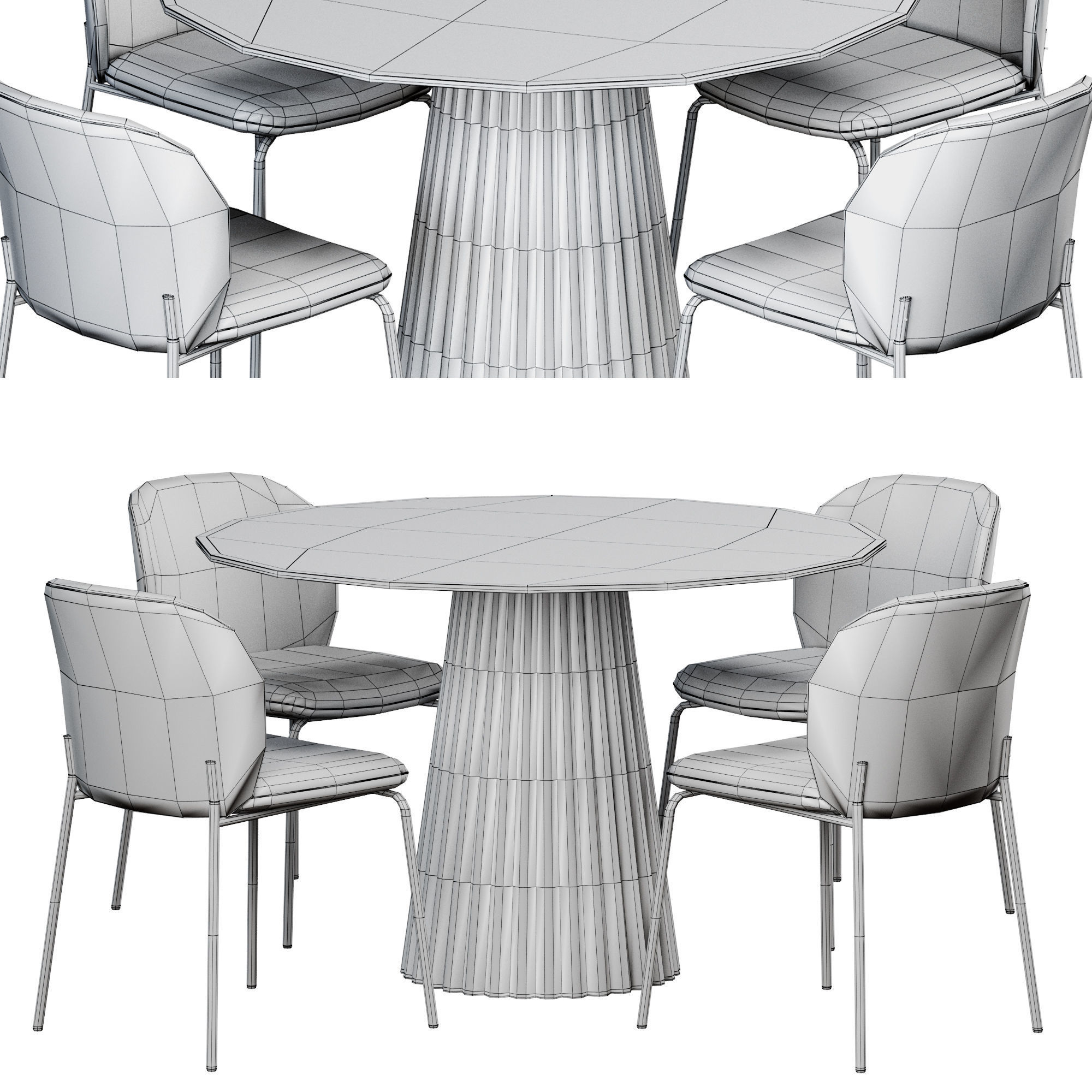 boconcept PRINCETON dining table 3D model | CGTrader