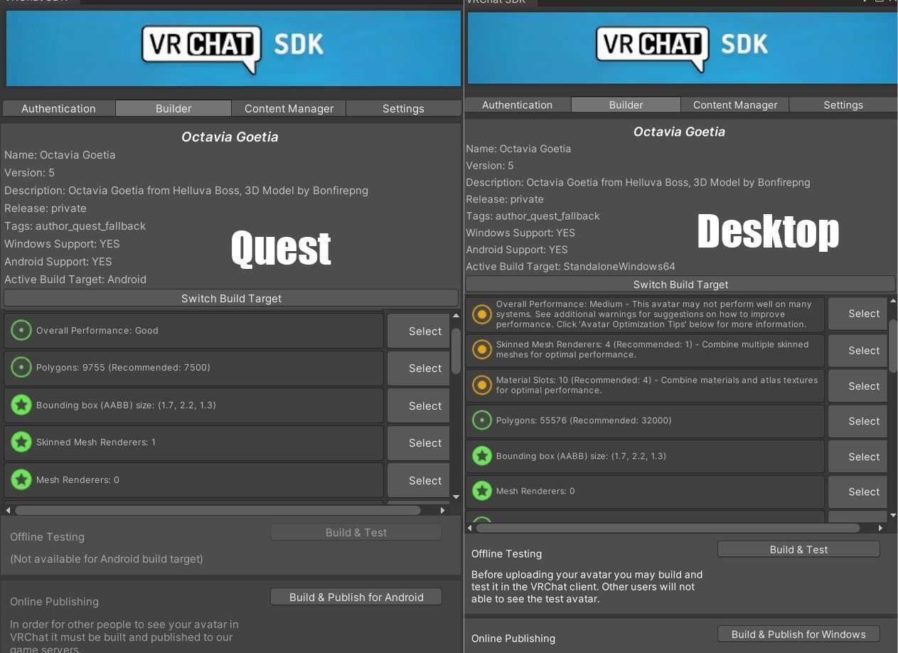 3D model Octavia Goetia from Helluva Boss VRChat Avatar VR / AR / low ...