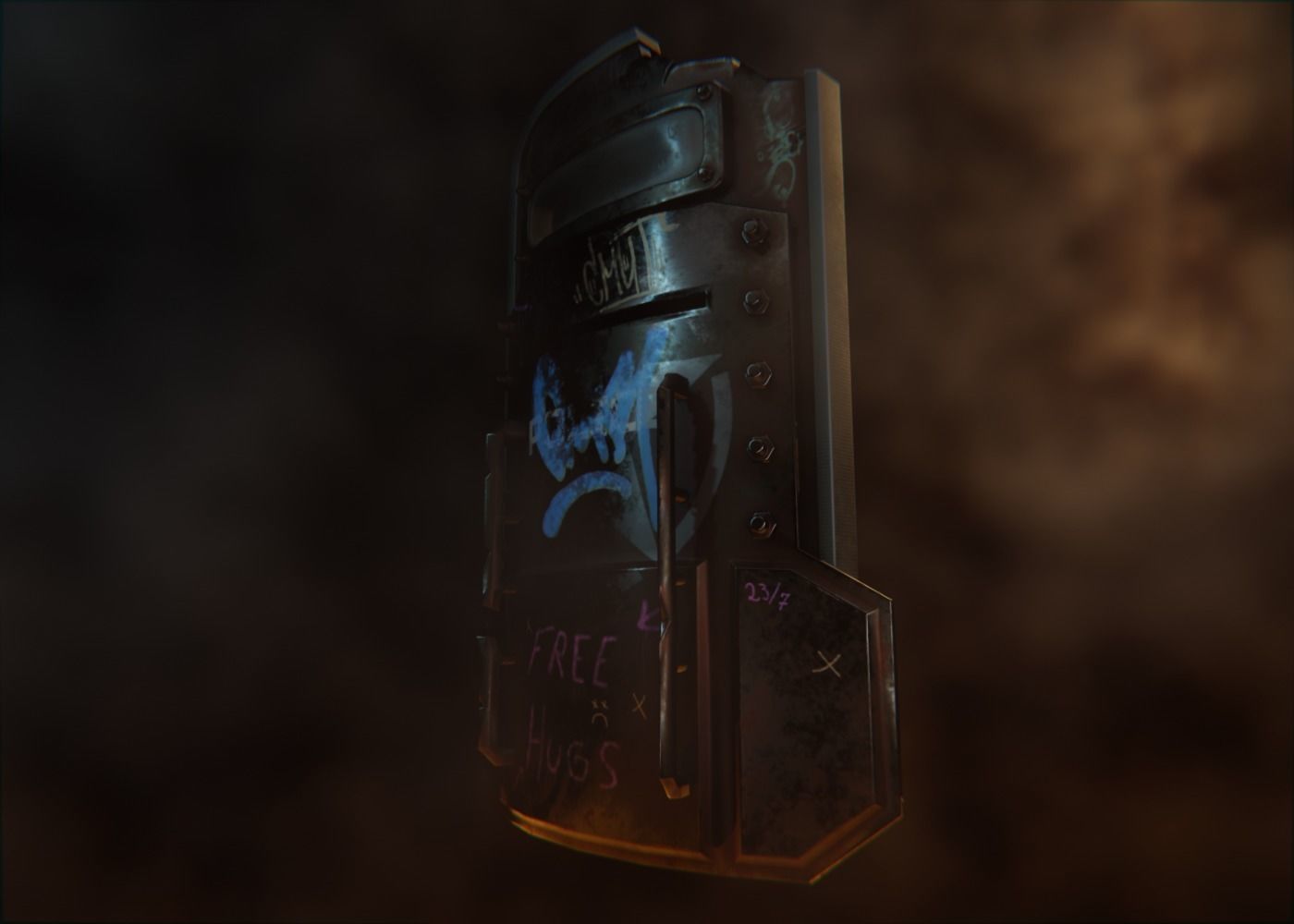 3D model PoliceShield weapon from game dota VR / AR / low-poly | CGTrader