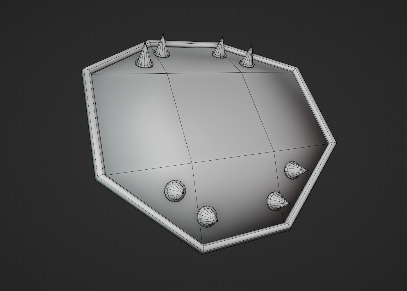 3D model Stop Sign Shield VR / AR / low-poly | CGTrader