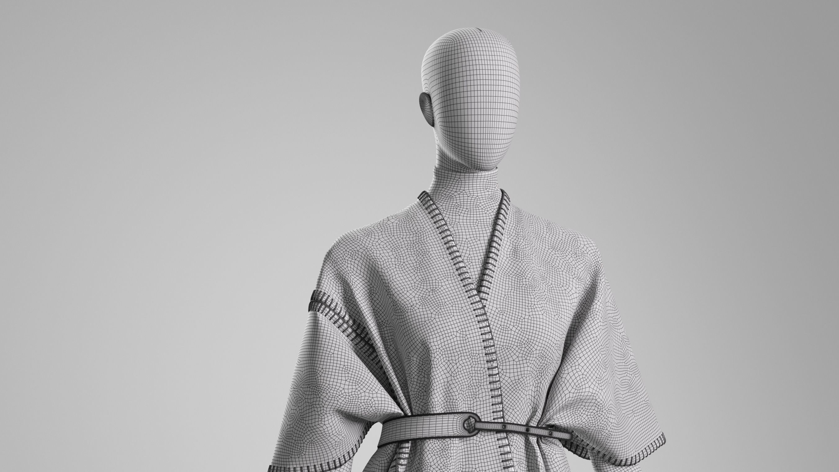 Moncler Wool Poncho Camel v2 3D model | CGTrader