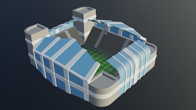 3D model Football Stadium - Manchester City VR / AR / low-poly | CGTrader