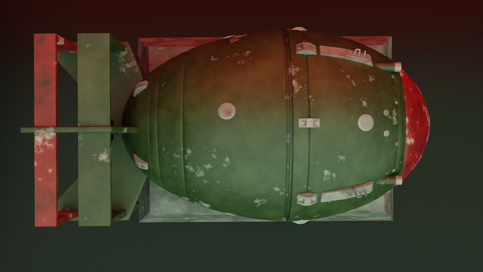 Fallout 4 NukeBomb free 3D model 3D printable | CGTrader