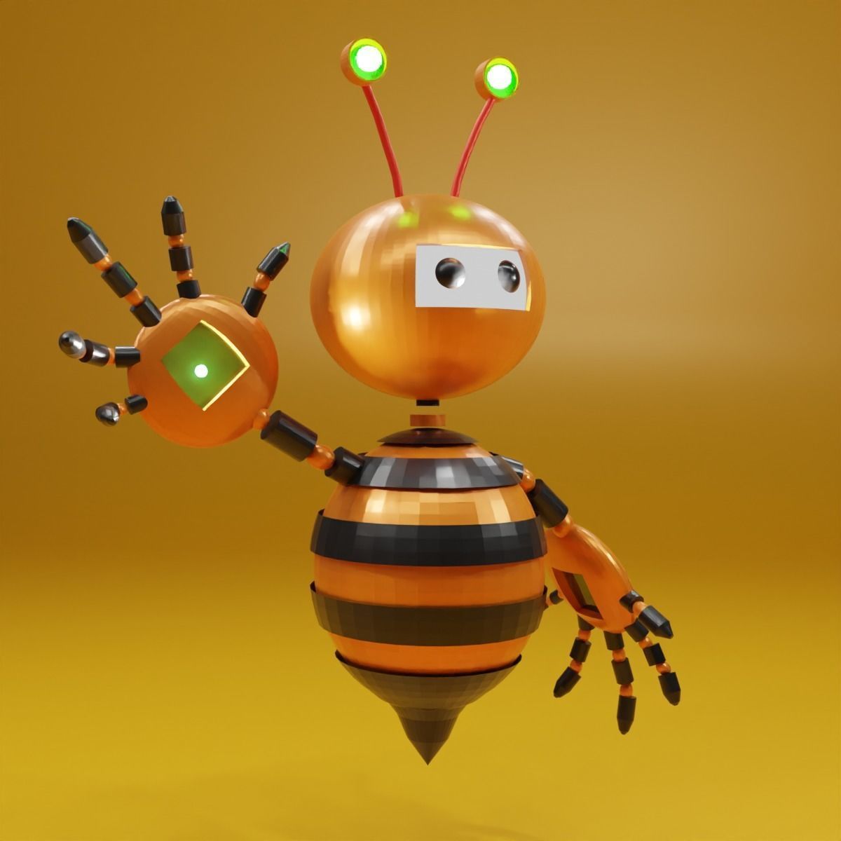 robot honey 3D model | CGTrader