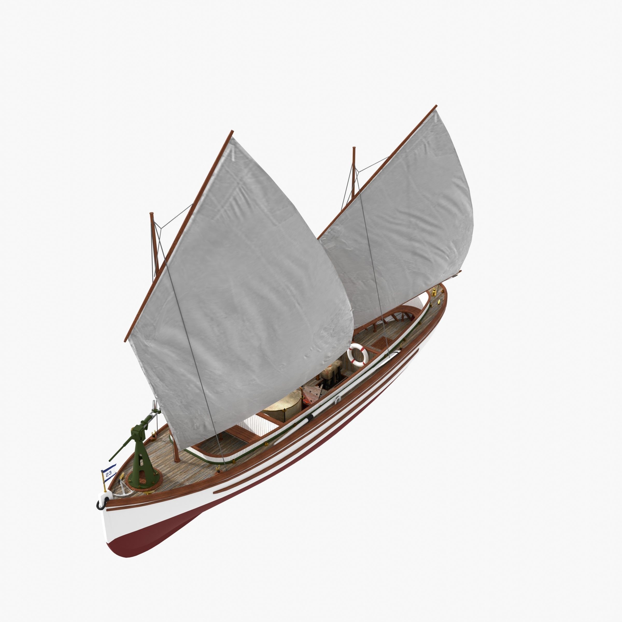 3D model STANDARD STEAM CUTTER - 1902 - US NAVY VR / AR / low-poly ...