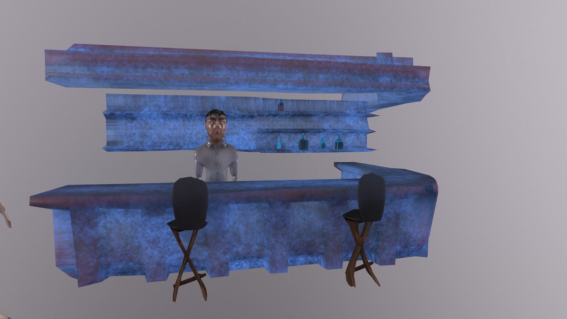 3D model Low-poly asian alien guy VR / AR / low-poly | CGTrader